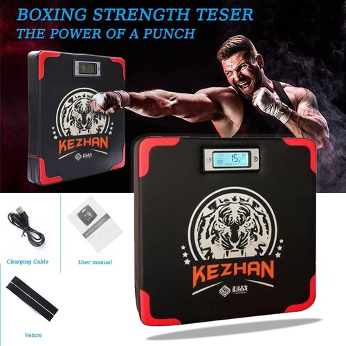 Boxing Strength Tester Fist Power Training Target Pad Wall Mounted ...
