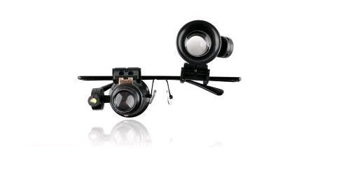 20x Jewelers Magnifier Magnifying Glasses Eyeglasses for Gold Diamond ...
