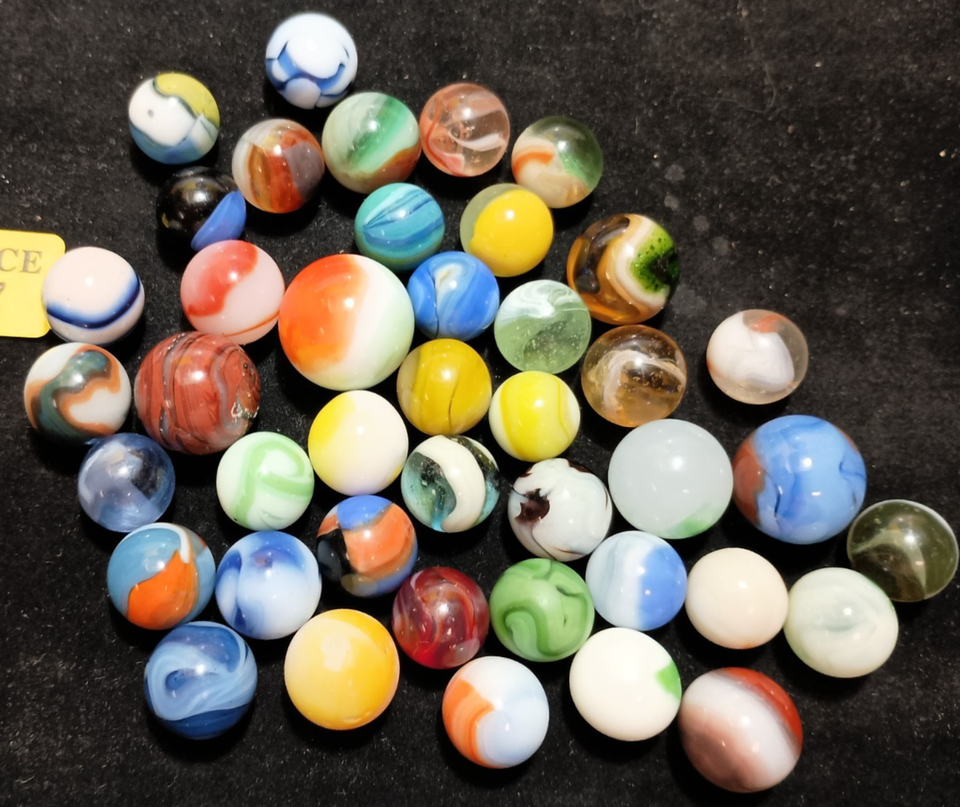 Lot of 40+ Mix of Makers Glass Marbles (lot 379) | eBay