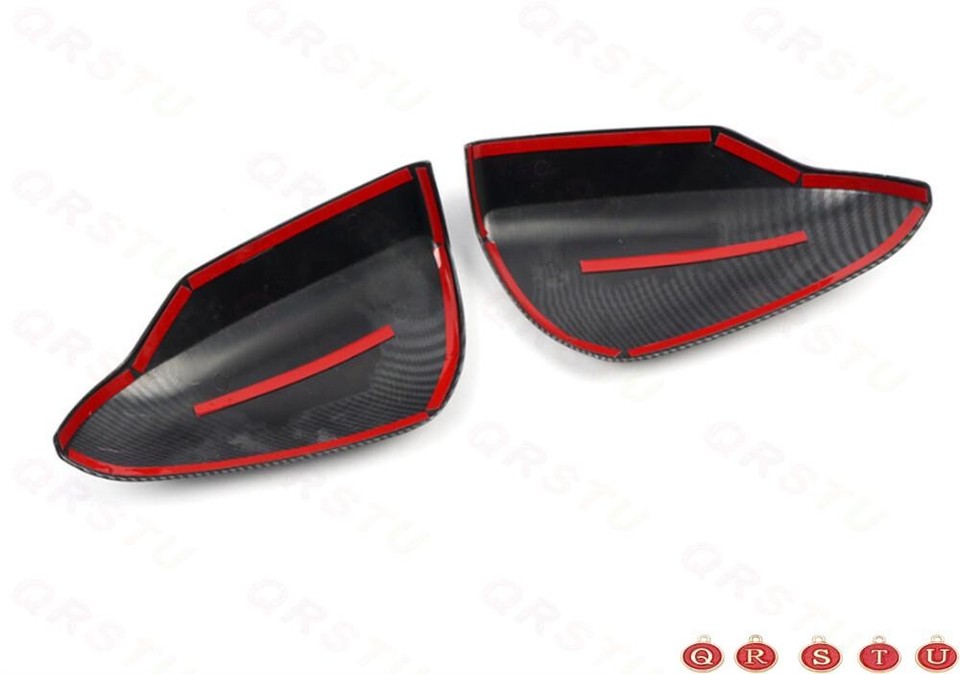 For Subaru WRX 2022-2024 Blue Carbon Fiber Rear View Side Door Mirror ...