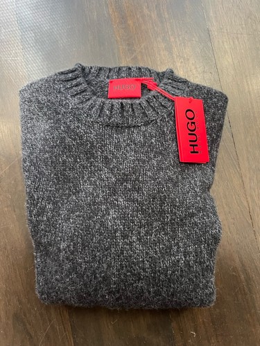 Hugo Boss wool cashmere sweater. Dark Grey. Brand New. Never worn ...