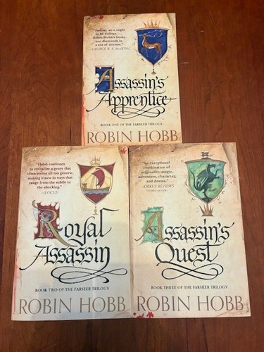 Robin Hobb Lot All 3 Farseer Trilogy Assassin's Apprentice Royal ...