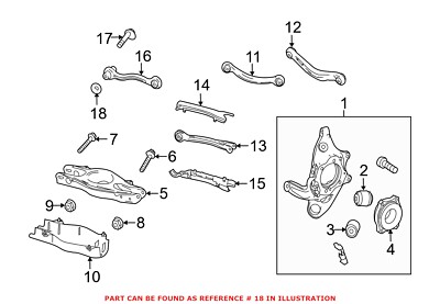 Genuine OEM Rear Suspension Track Bar Washer for Mercedes 0003520076 | eBay
