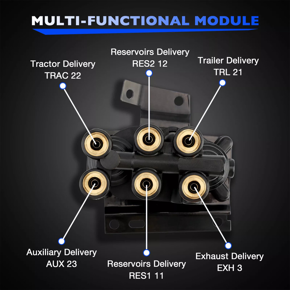 KN20619 MV3 Dash Air Brake Control Valve For Haldex Volvo 20560009 ...