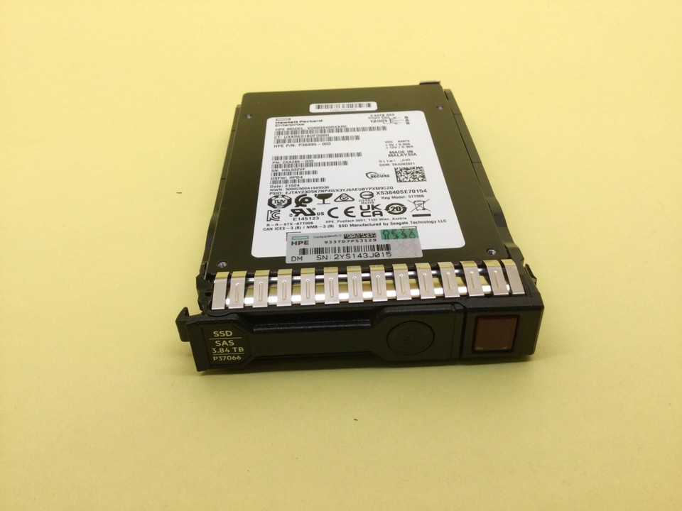 P37001-B21 HPE 3.84TB SAS 12G READ INTENSIVE SFF SC SSD P37066-001 | eBay