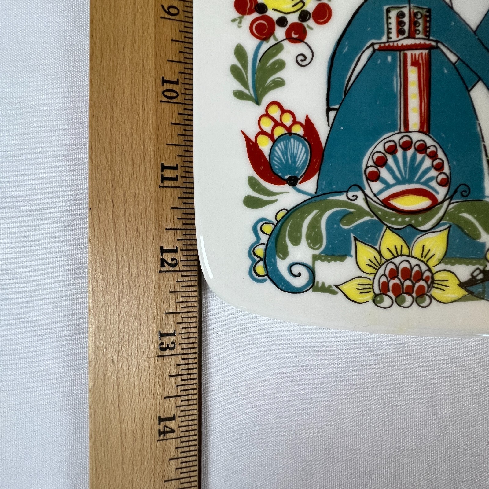 VTG Mid Century Figgjo Flint Norway Porcelain Turi Wall Plaque/trivet ...
