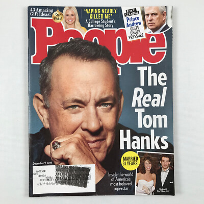 People Magazine December 9, 2019 Subscription Edition Cover: Tom Hanks ...