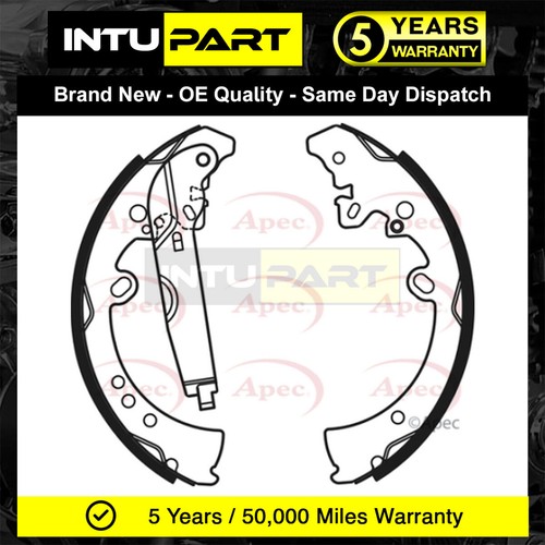 Fits Toyota Hilux 2005-2015 2.5 D 3.0 IntuPart Rear Brake Shoes Set ...