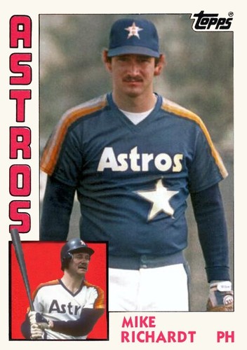 Mike Richardt - Houston Astros - 1984 Style Custom Card | eBay