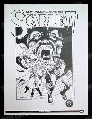 Scarlett DC Comics 1992 Trade Print Magazine Ad Poster ADVERT | eBay