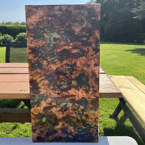 Fabulous Vertical Distressed Copper Designer Radiator 405/805mm 1000btu ...