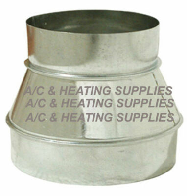 12 to 10 10x12 12x10 Single Wall Metal Reducer / Increaser for Ducts ...
