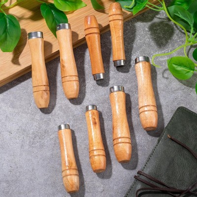 10Pcs 10"-12" File Wooden File Handle 6"-8" File Large Wood Handle ...