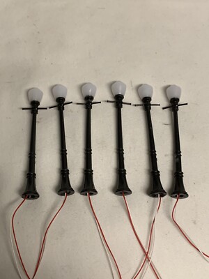 O SCALE LED STREET LAMP POST LIGHT SET FOR LIONEL & MTH O GAUGE TRAIN ...