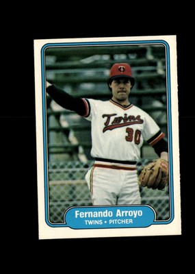 Fernando Arroyo - 1982 Fleer Baseball #546 - Minnesota Twins + Fast ...