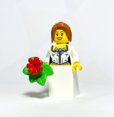 NEW LEGO Bride minifigure - Holiday & Event Wedding - Made Of Genuine ...