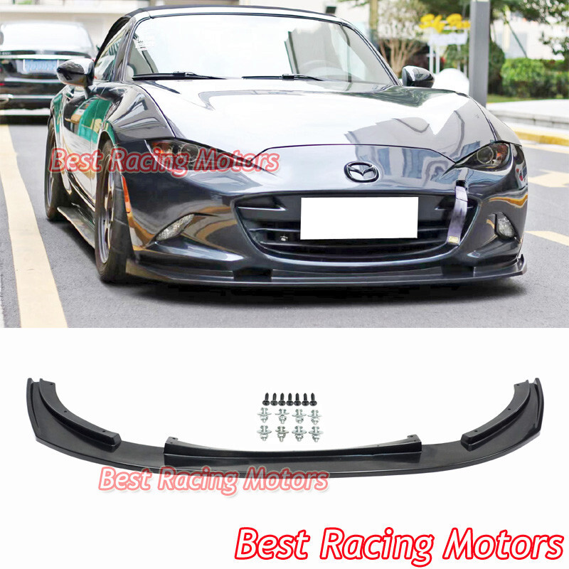 For 2016-2025 Mazda MX-5 Miata ND ND2 ND3 B Style Front Bumper Lip ...
