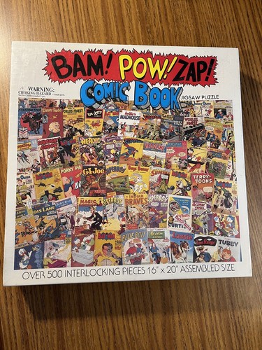 Bam Pow Zap Comic Book jigsaw puzzle over 500pc NEW in shrinkwrap! | eBay