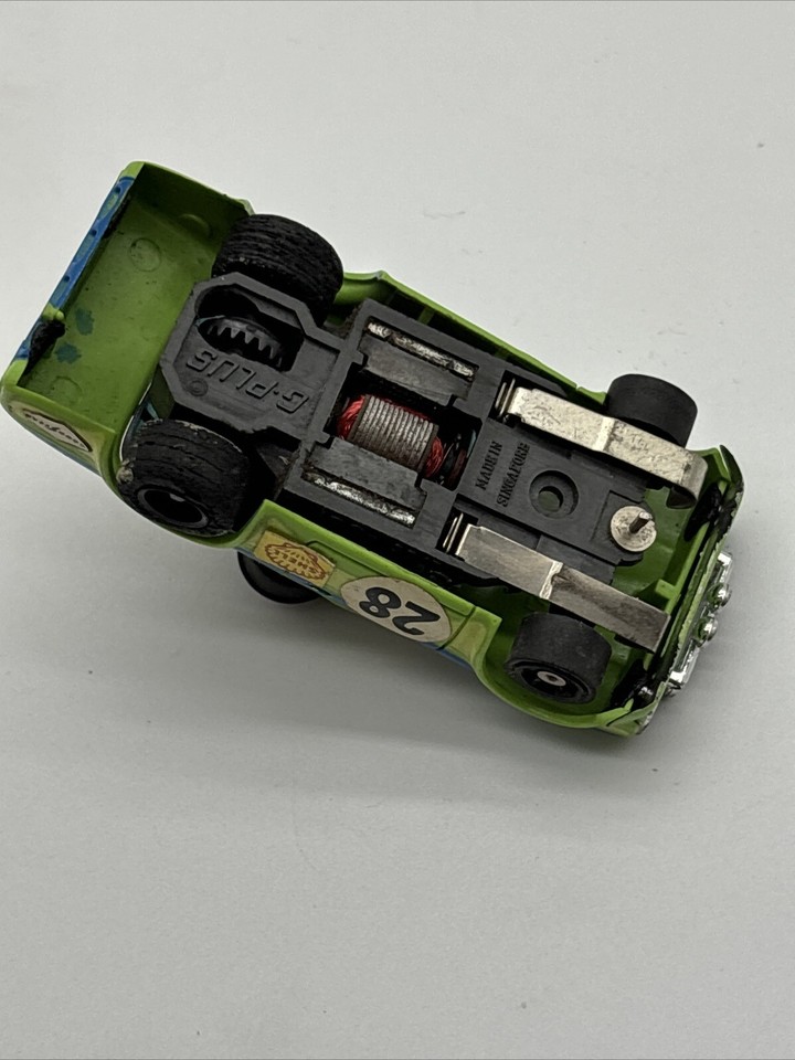 VINTAGE AFX AURORA G-PLUS FORD RALLY ESCORT #28 HO SLOT CAR UNTESTED | eBay