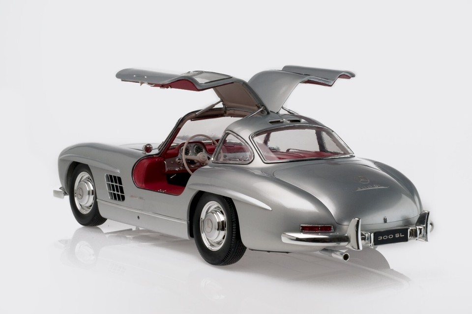 BUILD MERCEDES BENZ 300 SL GULLWING 1/8SCALE complete FULL MODEL KIT ...