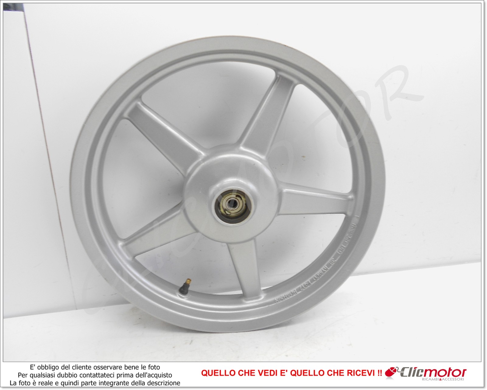 Wheel Front Wheel 16 X 2,50 Wheel Original for Kymco People S 50 4T ...