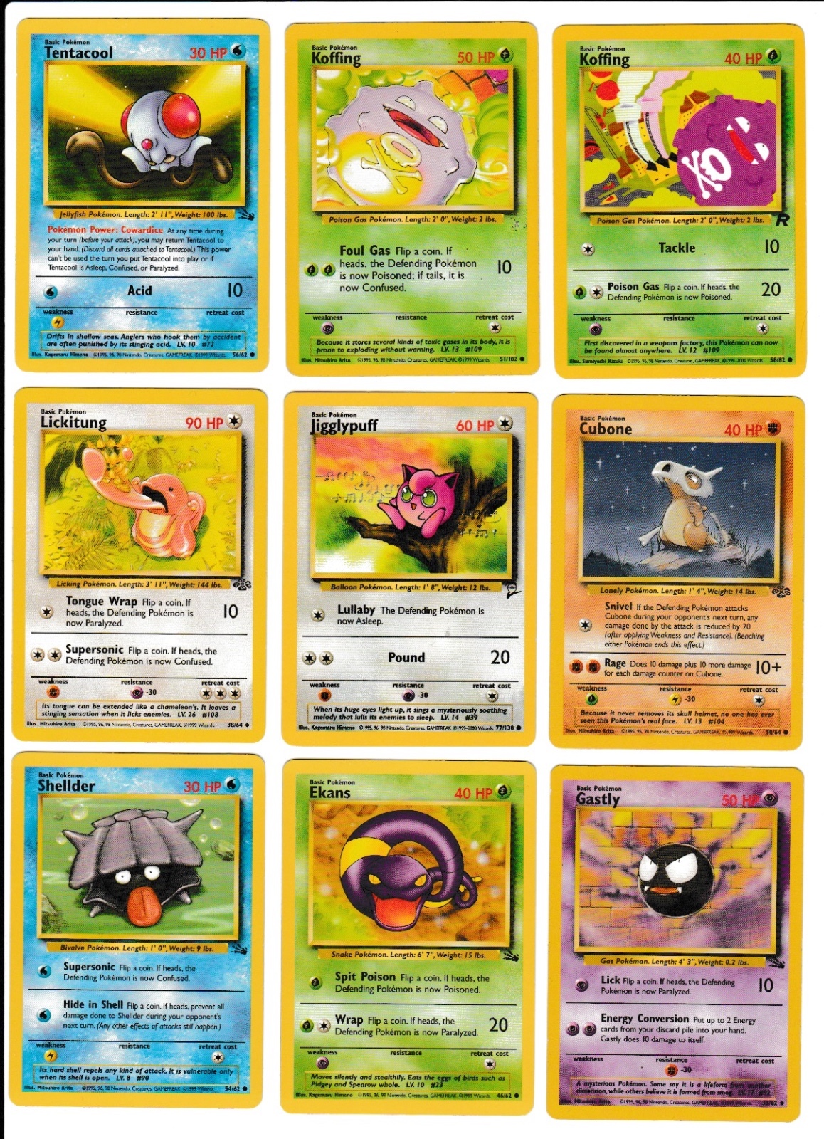 Pokemon Basic Card PICK ONE OR MORE FROM DROP DOWN MENU Free Shipping ...