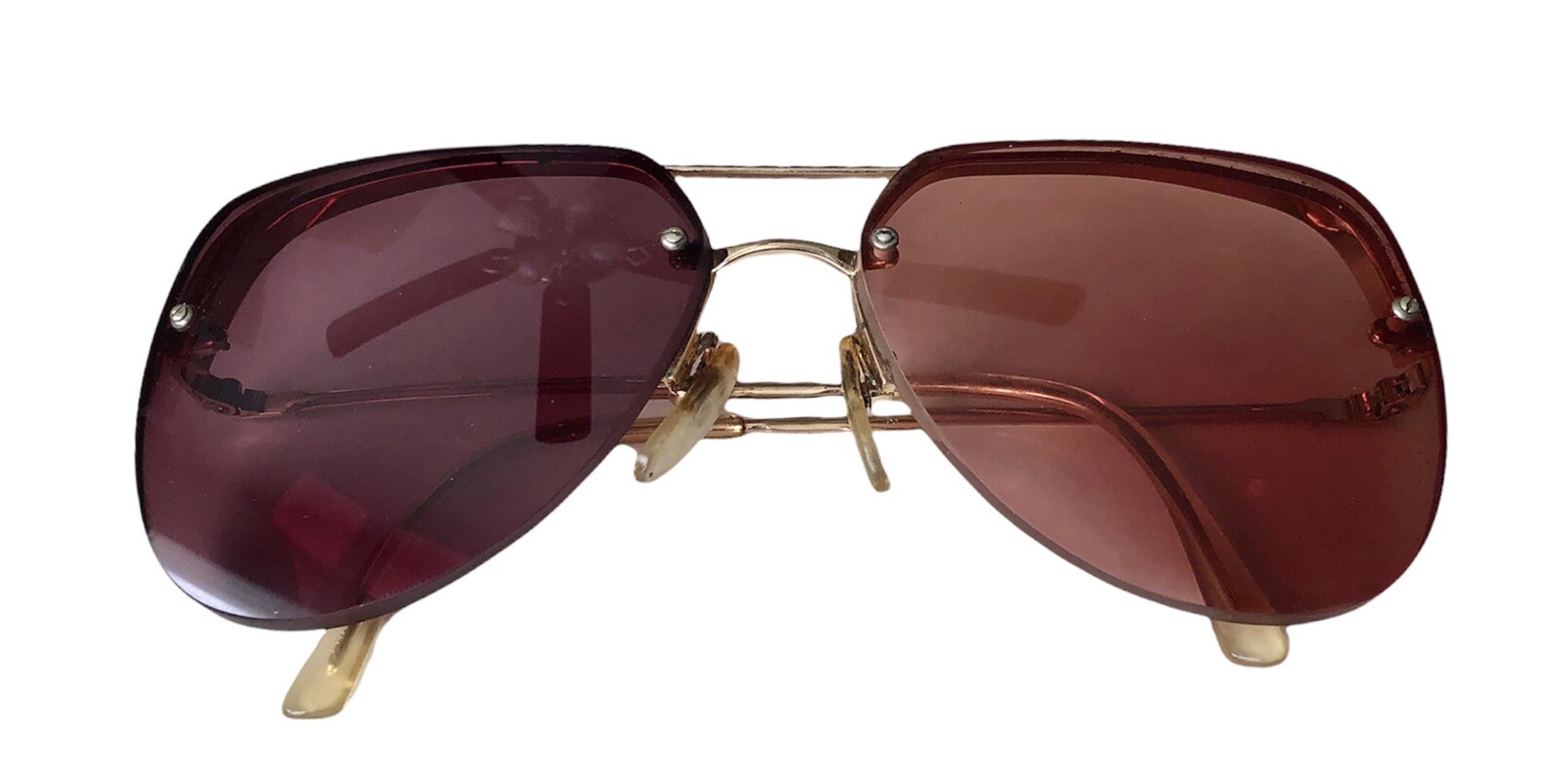 LUXOTTICA AVIATOR ALPHA Eyeglasses Sunglasses Heavy G… - Gem