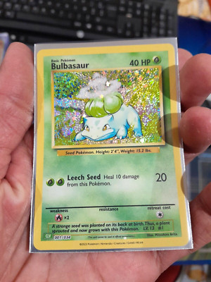 Carte Pokemon Balbasaur Bulbizarre 001/034 Trading Card Game Classic ...