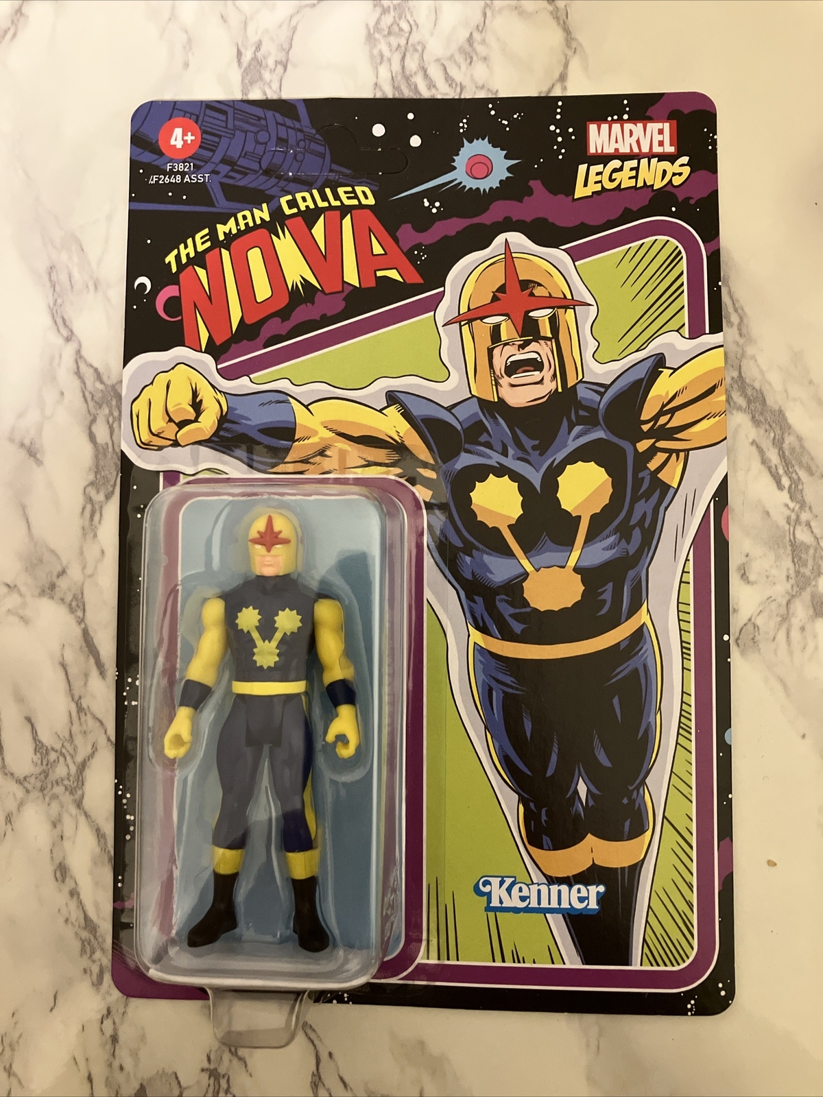 Marvel Legends Retro Wave 7 NOVA Kenner 3.75" Figure IN STOCK Unpunched ...
