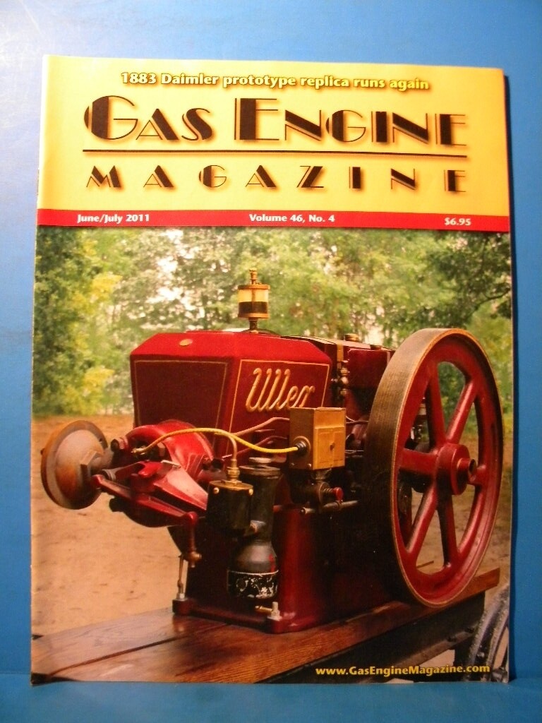 Gas Engine Magazine 2011 June July 1883 Daimler prototype replica 924 ...