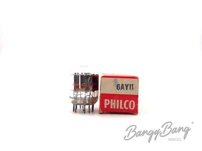 Vintage Philco 6AY11 Duplex Diode Twin Triode Compactron Audio Vacuum ...