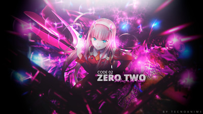 Anime zero two signature girls pink hair darling franxx Playmat Game ...