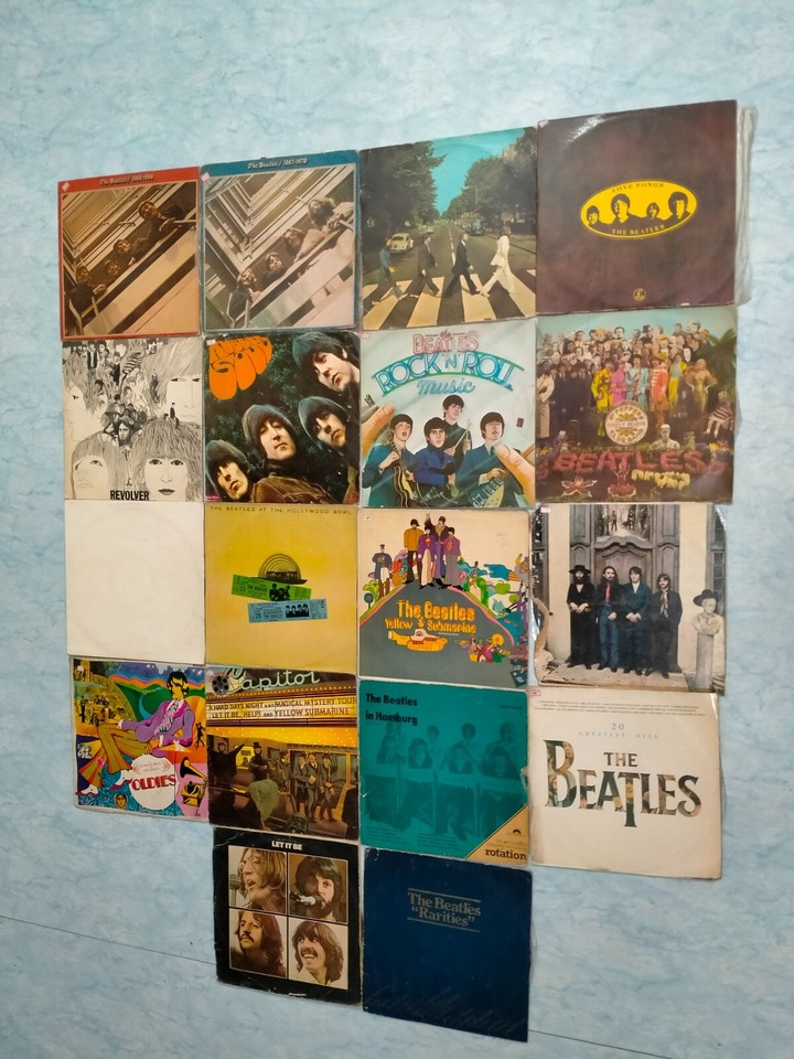 The Beatles Rare LP Record Vinyl India Indian Pressing 18Pcs Full ...
