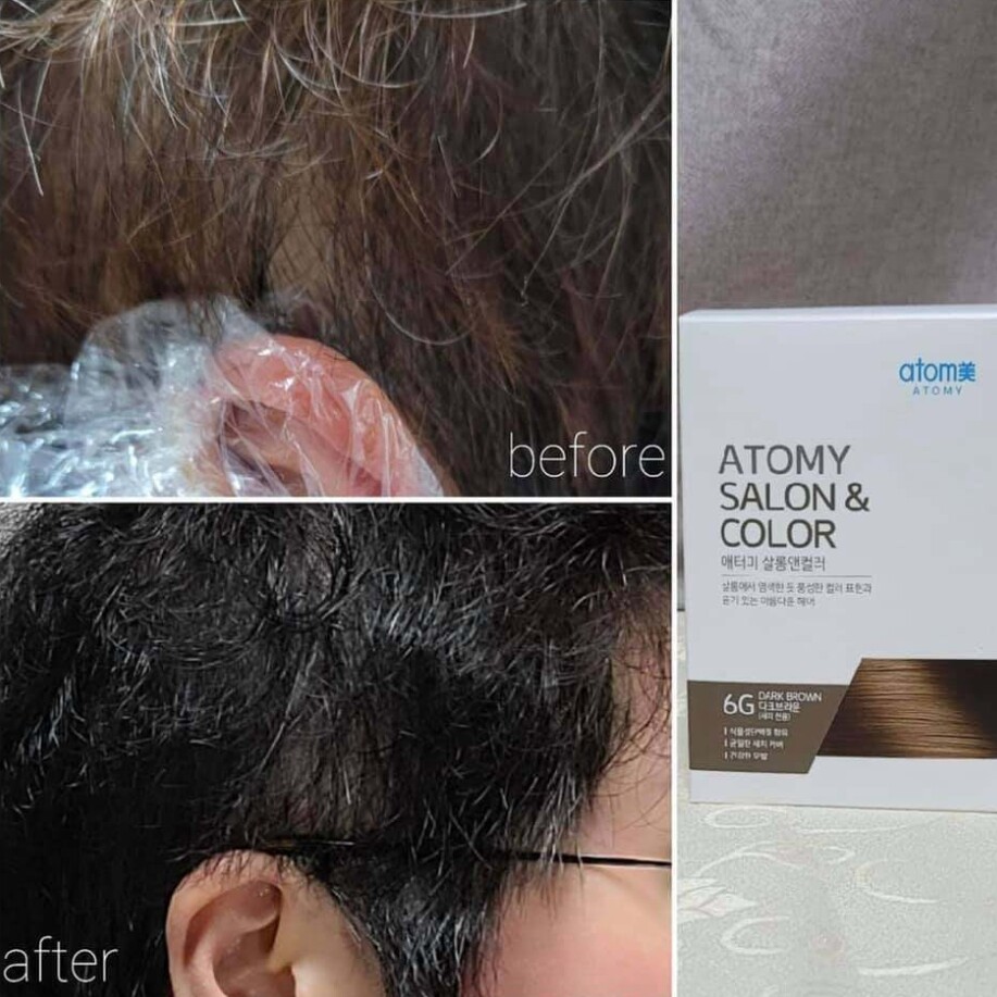 ATOMY Salon & Color Self Hair Dye Hair Care Styling Rose Brown Gold ...