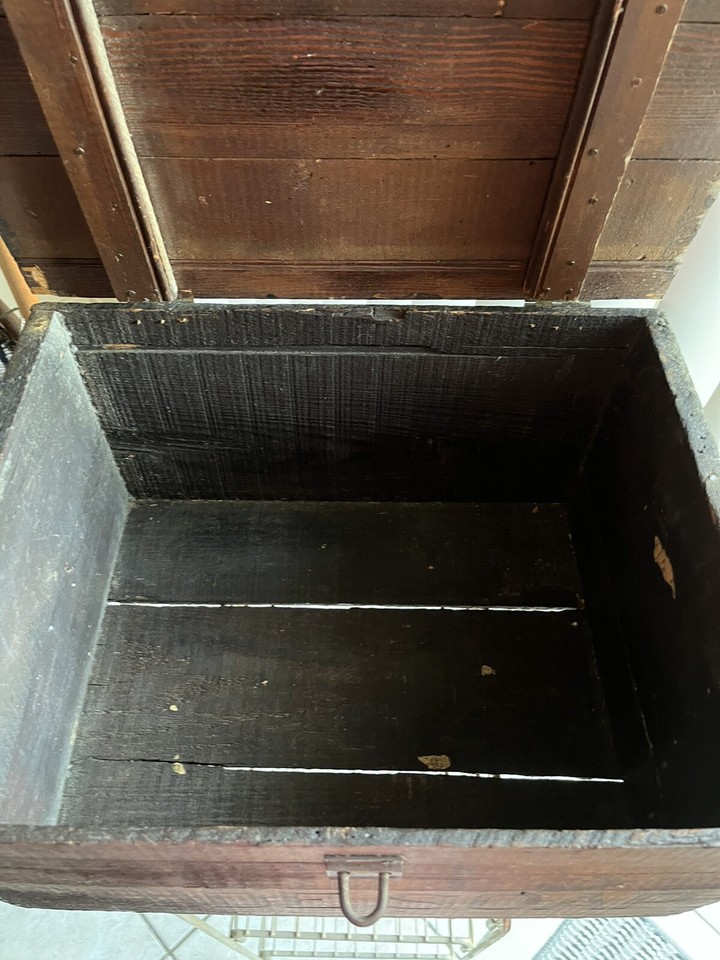 Antique Swift Soap Wood Crate Box Iron Hardware Industrial Chicago ...