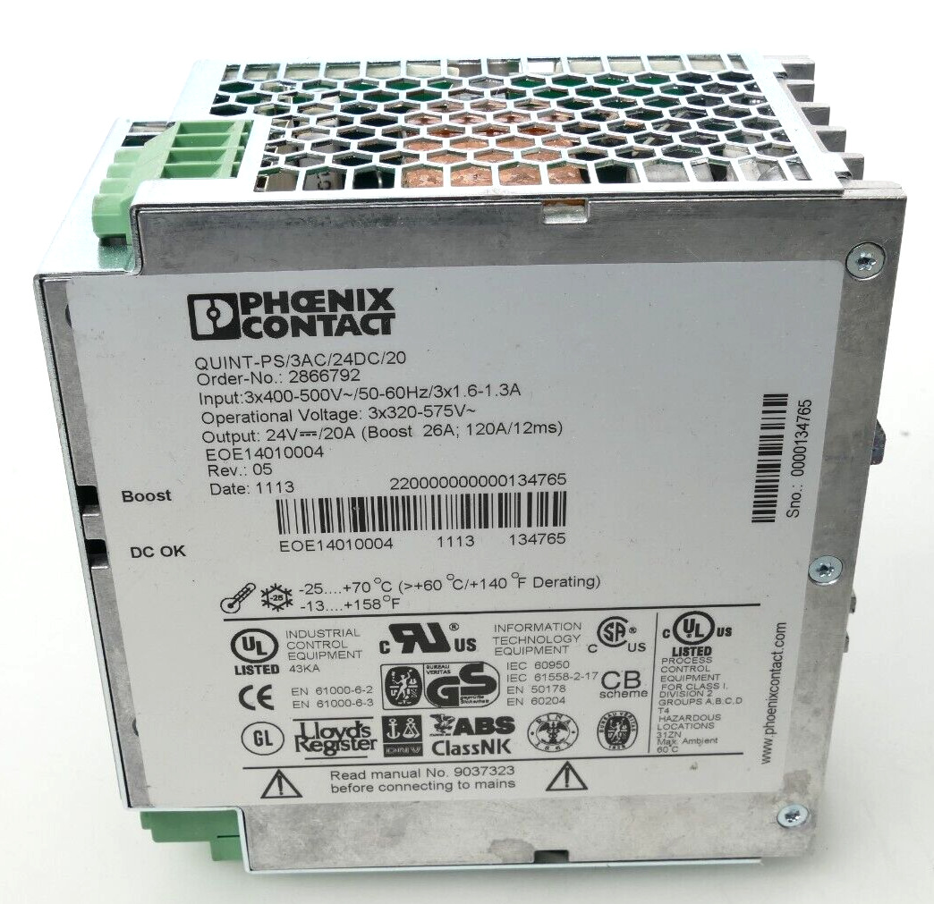 Phoenix Contact Stromversorgung 28 66 79 2 | QUINT-PS/3AC/24DC/20 ...