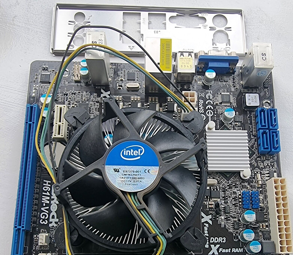 ASRock H61M-VG3 Motherboard -Socket 1155, Micro ATX G2030 CPU FREE ...