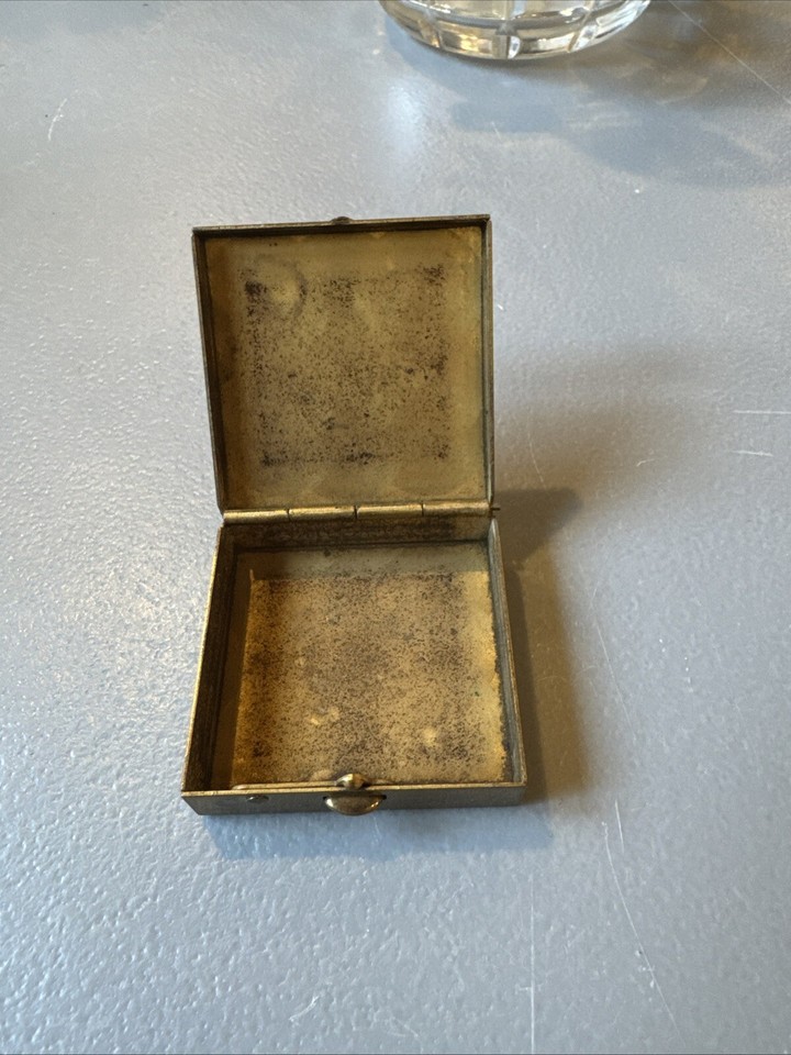 Vintage RARE 1940’s Brass Pill Box | eBay