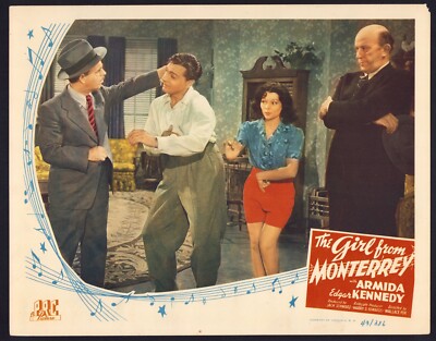 GIRL FROM MONTERREY Movie Lobby Card Poster Armida Mexican Actress ...