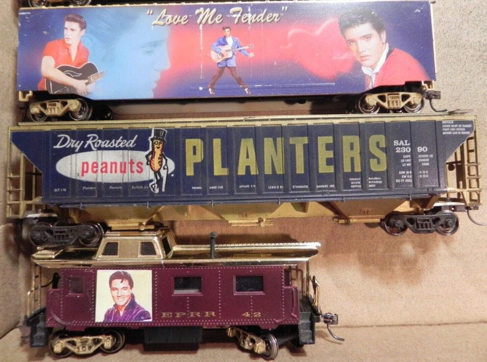 HO Scale Train Set 8 PIECE CUSTOM "DCC Elvis Presley "King Of Rock ...