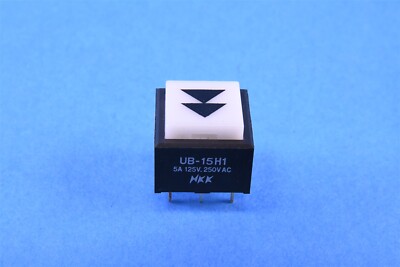 NKK Pushbutton Switch UB-15H1 5A 125V 250V UB-Series Arrow Switch | eBay