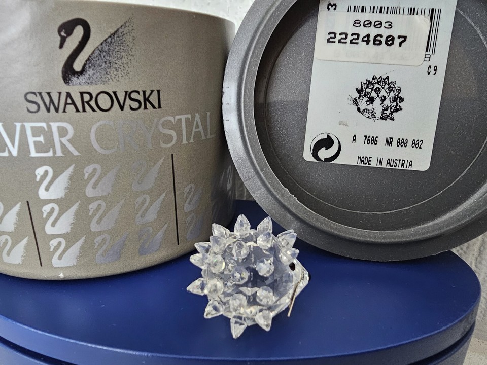 SWAROVSKI CRYSTAL 'REPLICA HEDGEHOG' | eBay UK