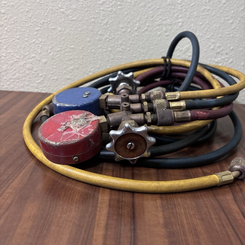 Vintage Robinair HVAC manifold gauges | eBay