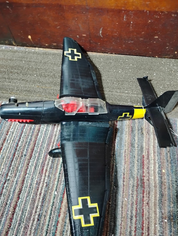 Vintage Cox Stuka JU87D Thimble Drone Powered Control Line Airplane ...