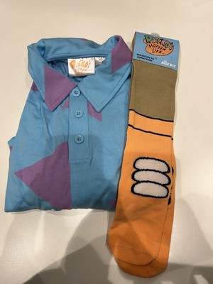Nick Box Rocko's Modern Life Shirt & Socks Size Small Cosplay NEW ...