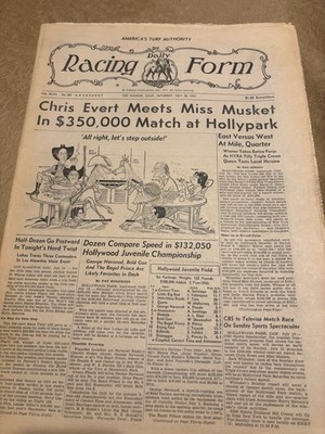 Chris Every Miss Musket Daily racing Form Match Race At Hollywood Park ...