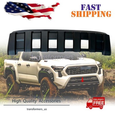 Black Front Bumper Lower Valance Panel Cover For 24-26 Toyota Tacoma ...