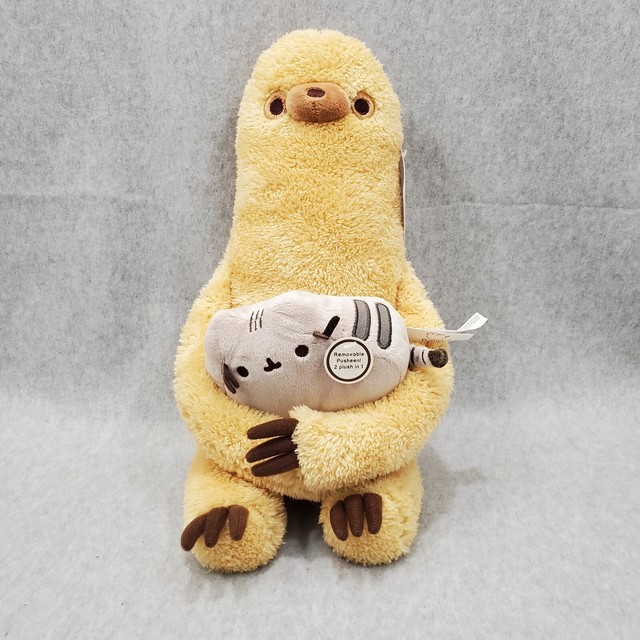 GUND Pusheen With Sloth Plush Stuffed Animal Set of 2 Multicolor 13 ...