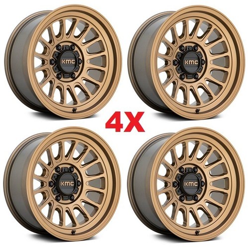 FIT FORD F-150 BRONZE KMC OFF ROAD ALL TERRAIN WHEELS RIMS AT KM724 | eBay