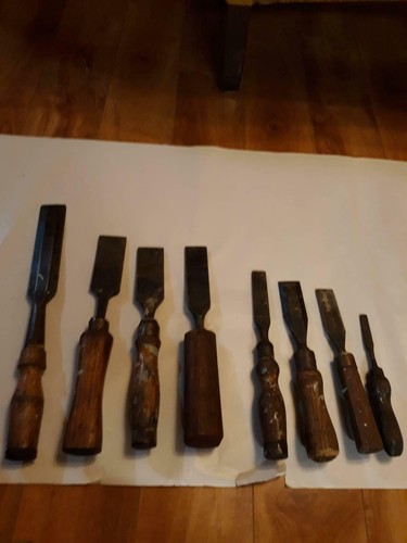 1950s chisels.eight in total.Various sizes. | eBay Australia